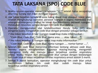 Panduan Implementasi Code Blue RSMN Pamekasan | PPTX