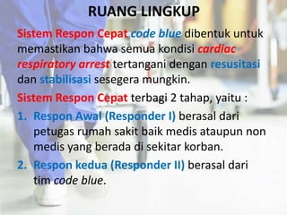 Panduan Implementasi Code Blue RSMN Pamekasan | PPTX