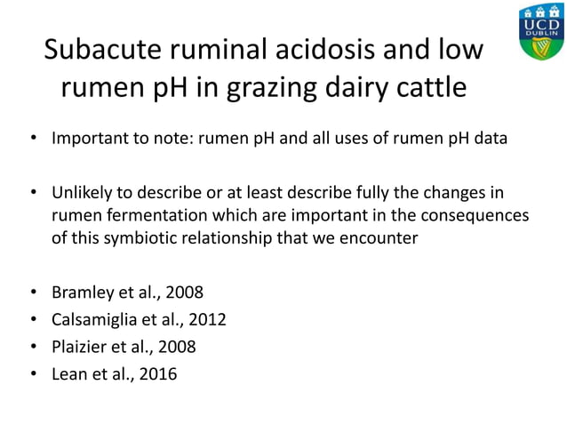 2. Friday - Ruminant Sessions dr finbar mulligan university college ...