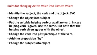 2.active & passive voice | PPT