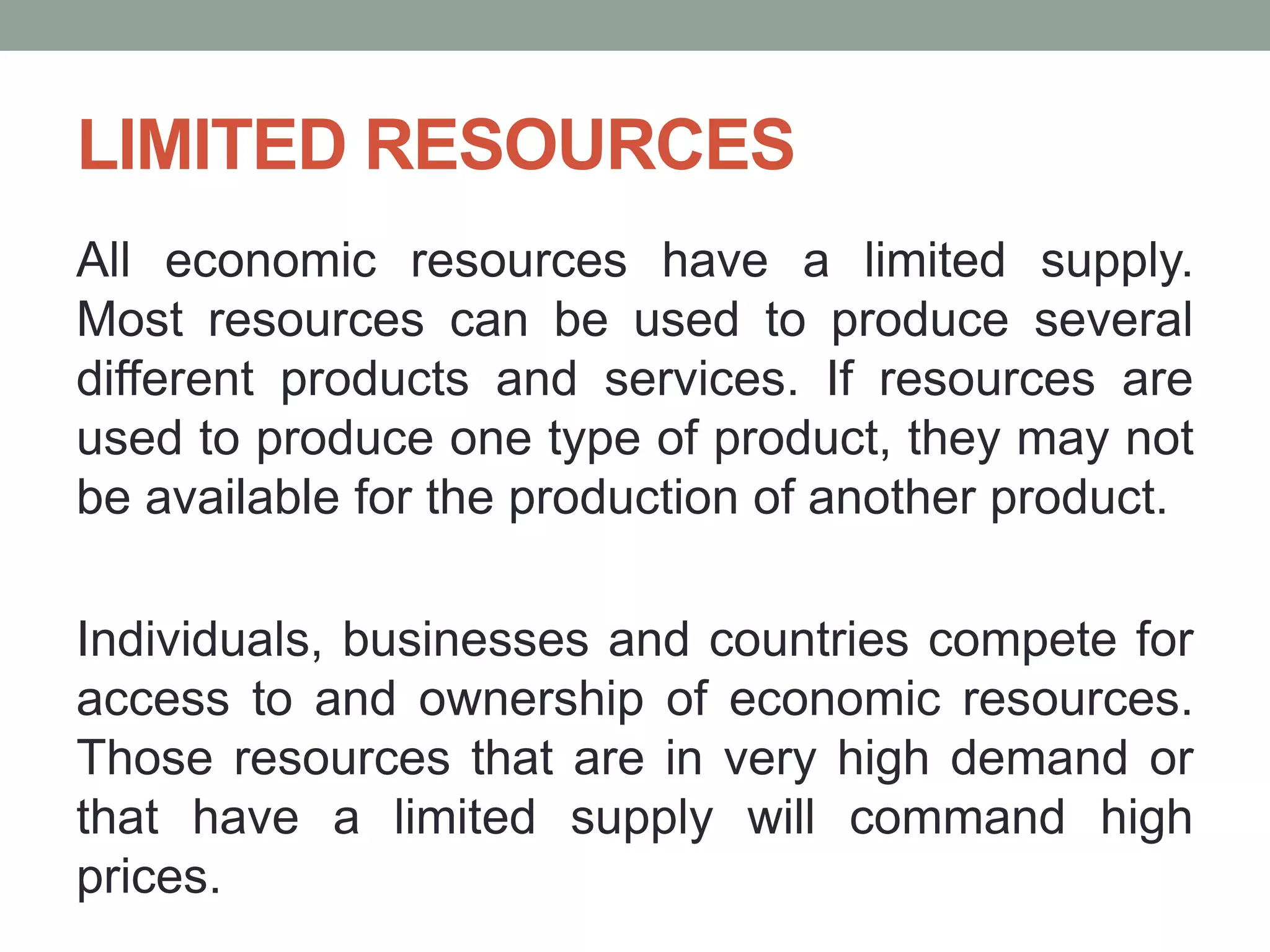 Economic Resources | PPTX