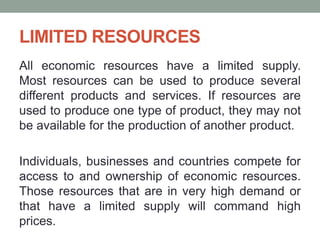 Economic Resources | PPTX