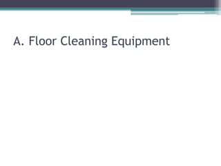 Cleaning Equipment and Supplies | PPTX