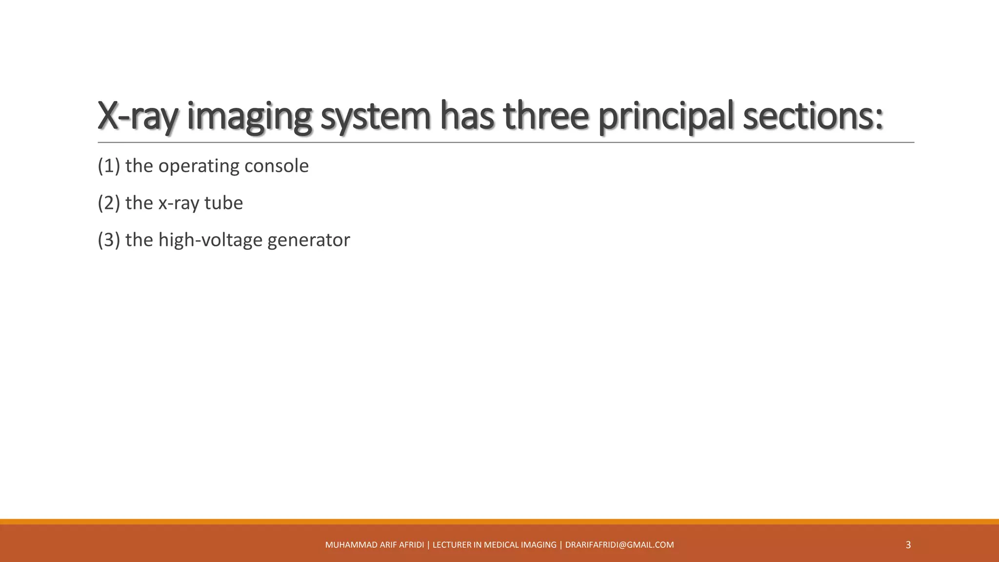 X-ray Imaging System Overview | PDF