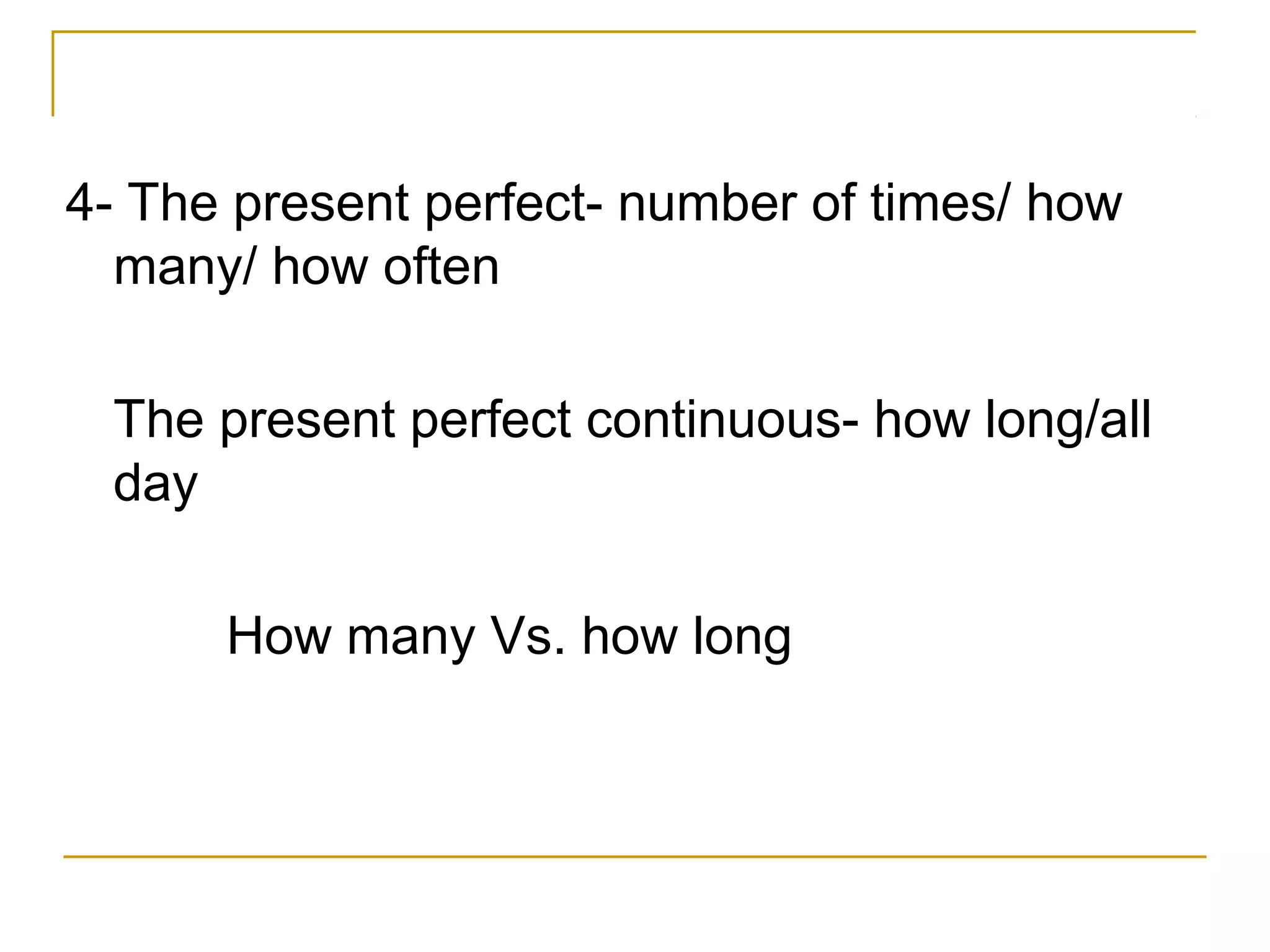 Present Perfect Continuous | PPT