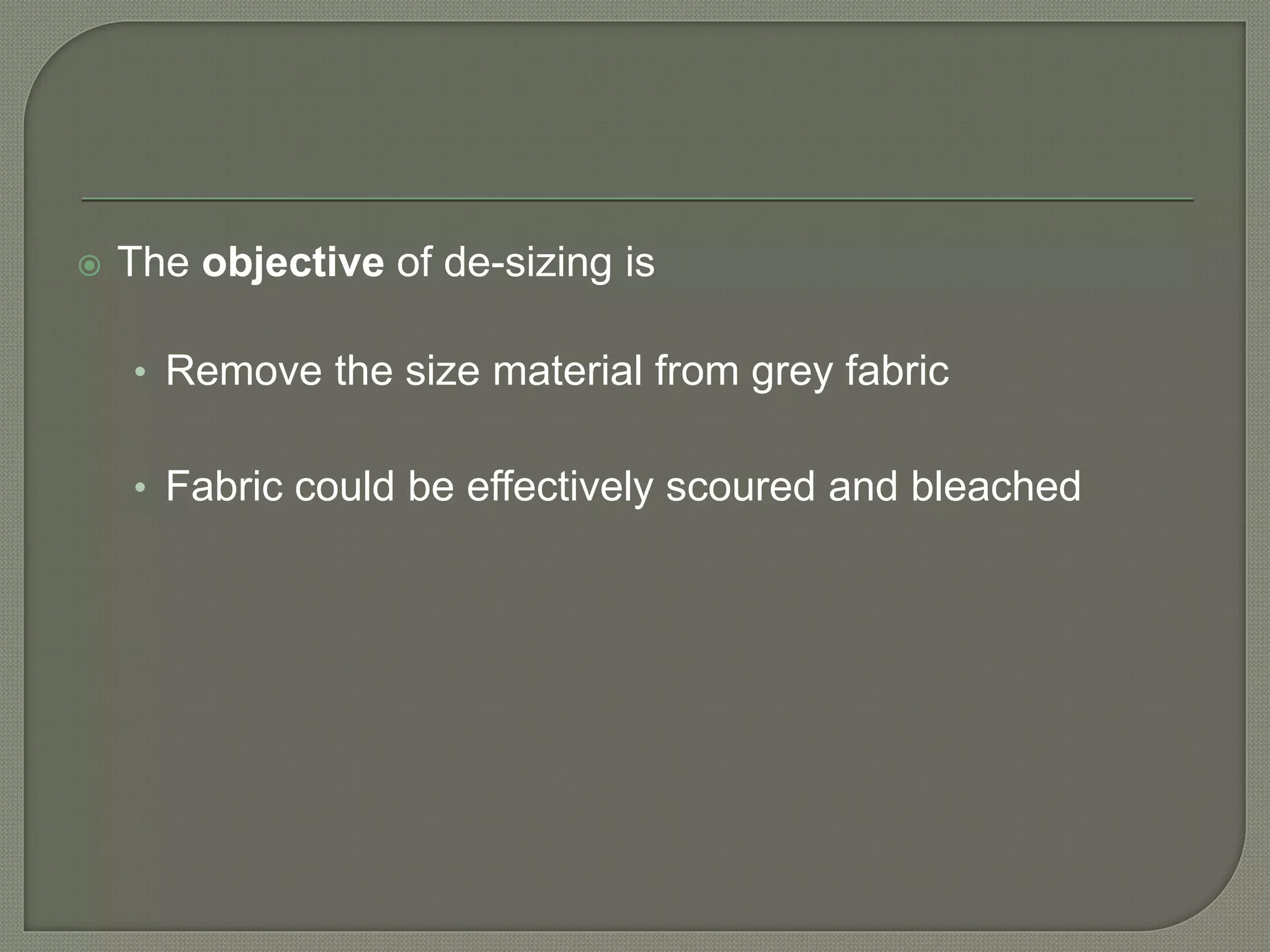 Pretreatment of textile materials | PPTX