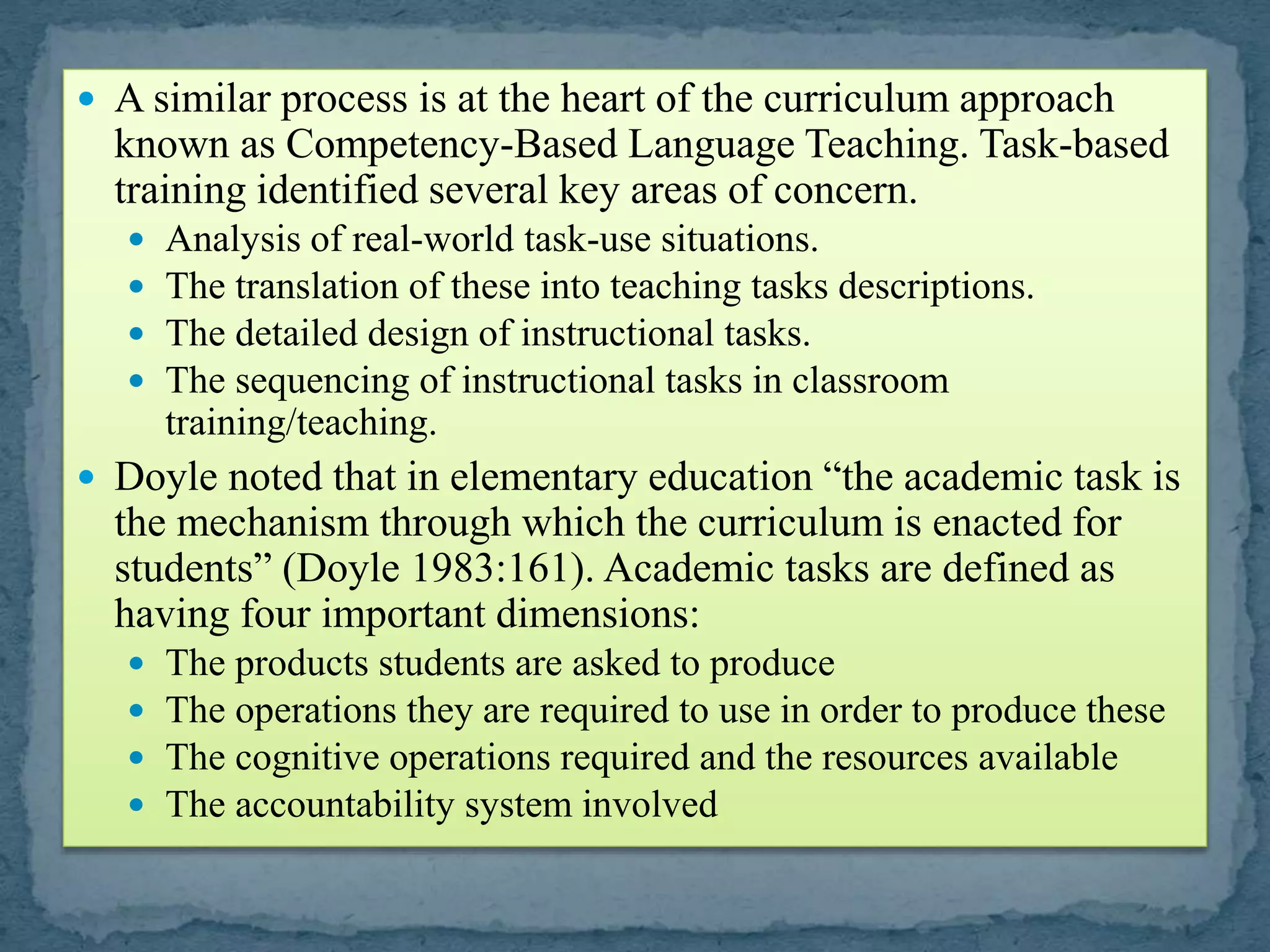 task based language teaching TBLT | PPTX
