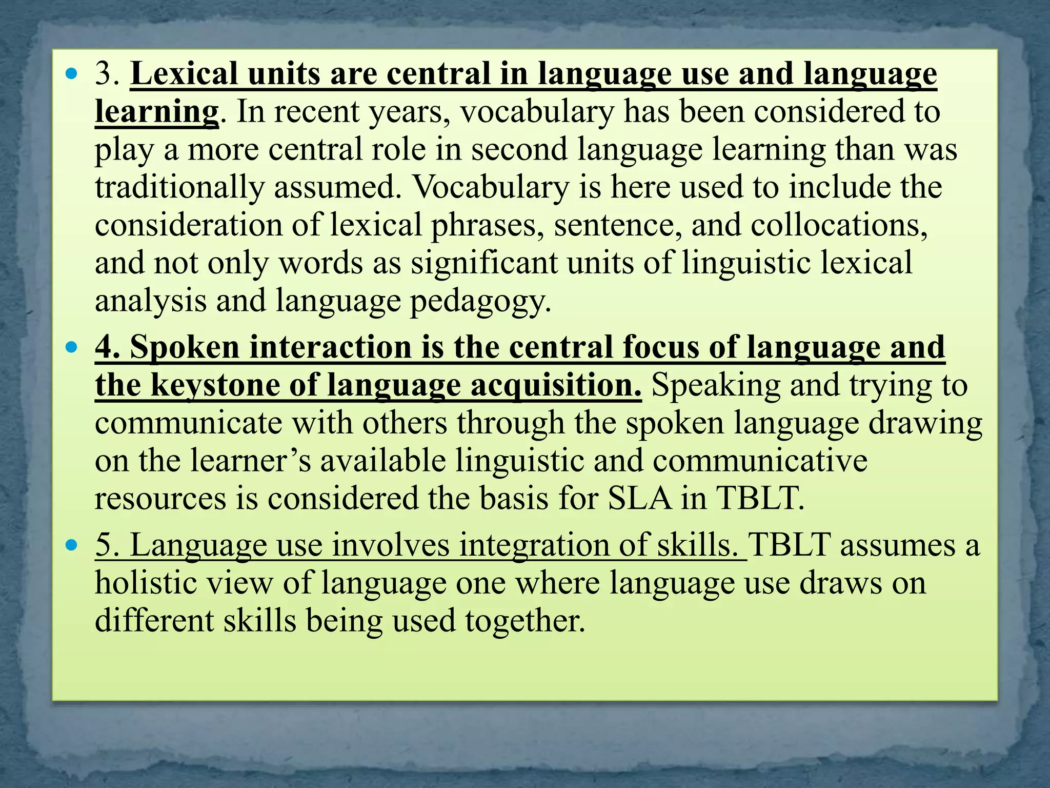 task based language teaching TBLT | PPTX