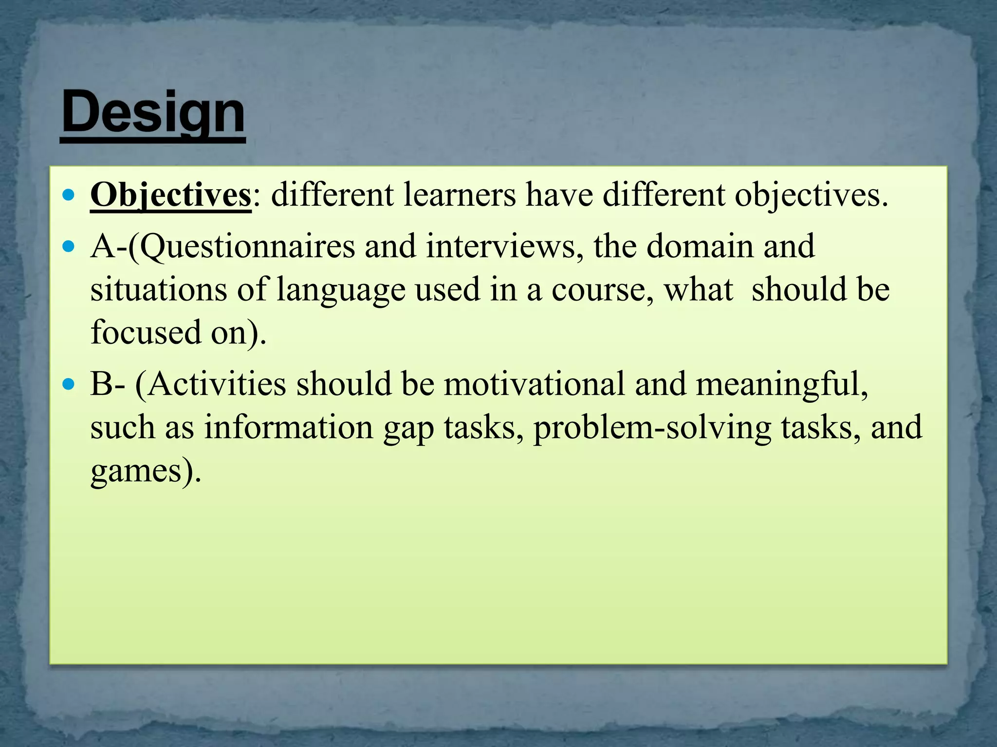 task based language teaching TBLT | PPTX