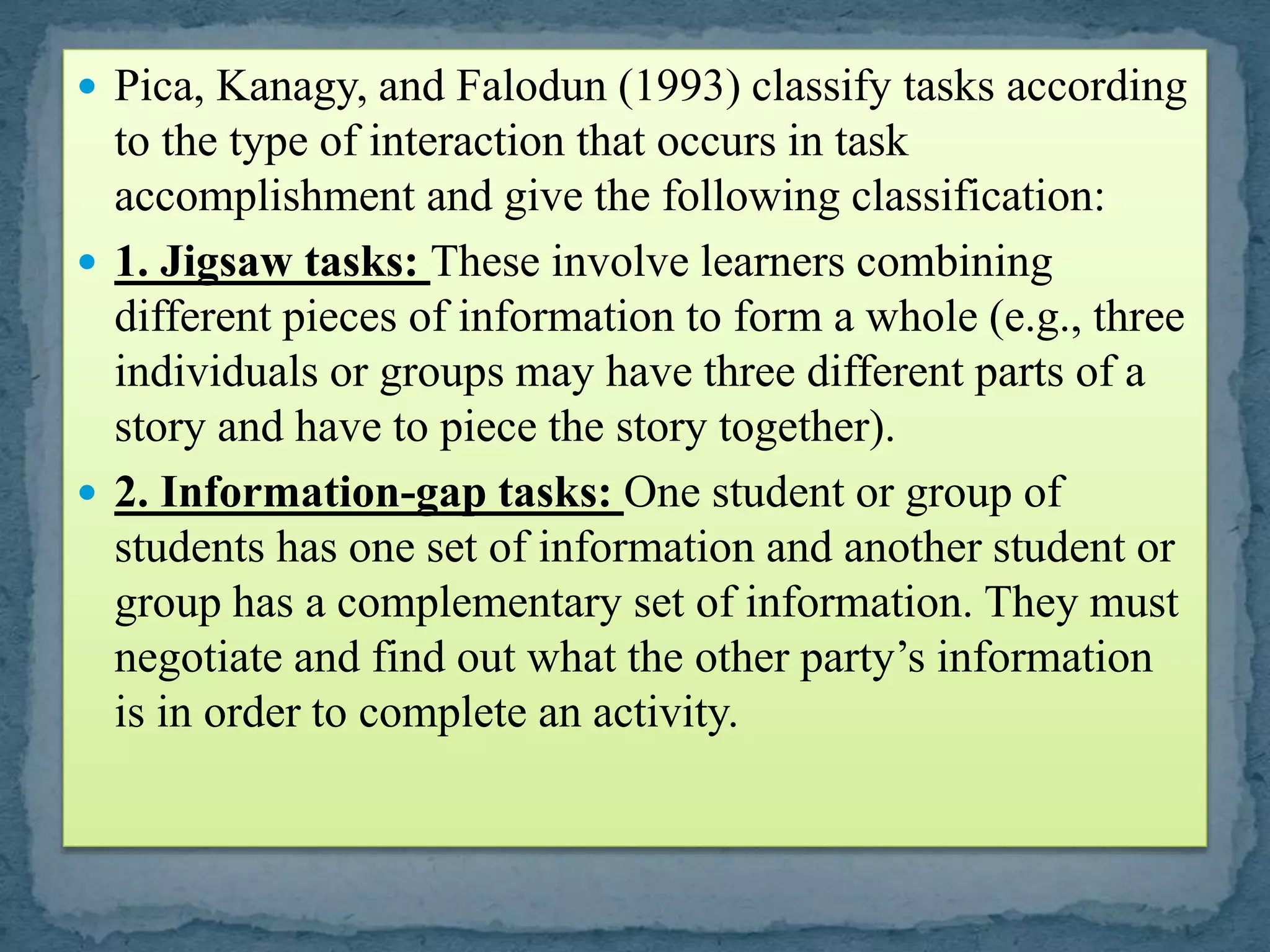 task based language teaching TBLT | PPTX