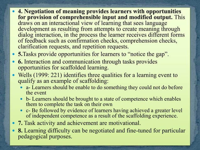 task based language teaching TBLT | PPTX