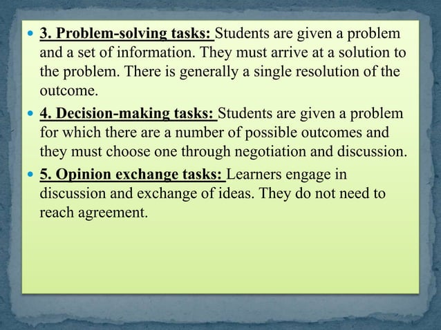 task based language teaching TBLT | PPTX