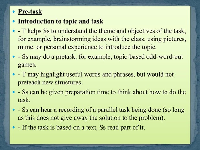 task based language teaching TBLT | PPTX