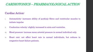 Congestive cardiac failure and Cardiotonics | PPT