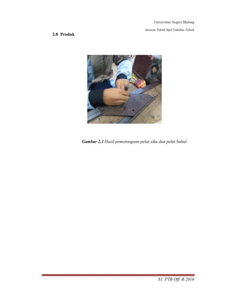 2. laporan sambungan plat simpul baja fix | DOC