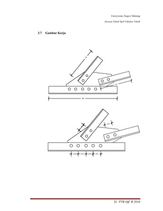 2. laporan sambungan plat simpul baja fix | DOC
