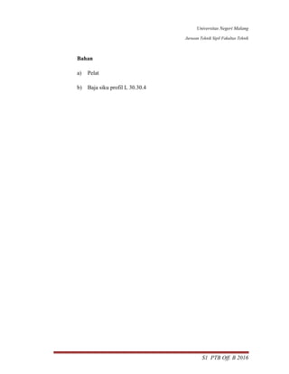 2. laporan sambungan plat simpul baja fix | DOC