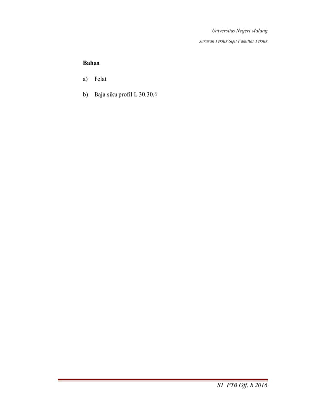 2. laporan sambungan plat simpul baja fix | DOC