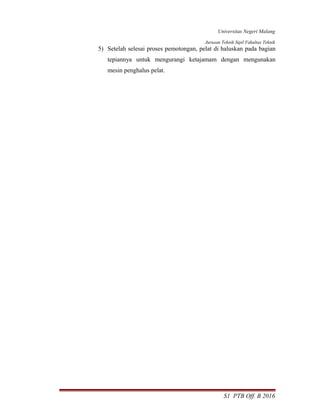 2. laporan sambungan plat simpul baja fix | DOC