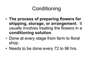 2 18 conditioning & botany | PPT
