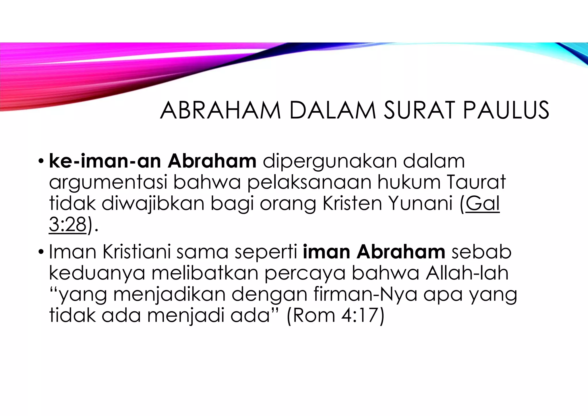 abraham | PDF