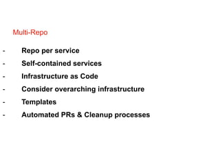 The Mono-repo – a contradiction with Microservices | PDF