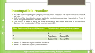 Gene for gene concept Hem raj pant | PPTX | Gardening | Home & Garden