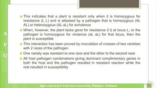 Gene for gene concept Hem raj pant | PPTX