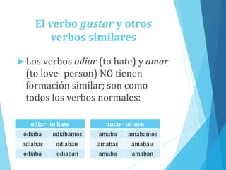Cuando era niño- El imperfecto del verbo gustar y otros verbos ...