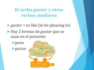 Cuando era niño- El imperfecto del verbo gustar y otros verbos ...