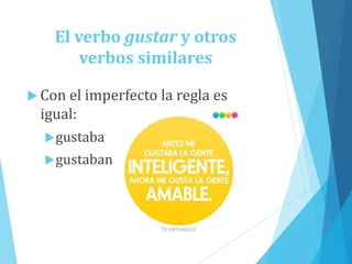 Cuando era niño- El imperfecto del verbo gustar y otros verbos ...