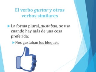 Cuando era niño- El imperfecto del verbo gustar y otros verbos ...