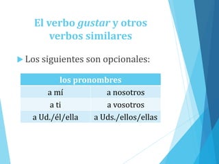Cuando era niño- El imperfecto del verbo gustar y otros verbos ...