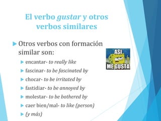 Cuando era niño- El imperfecto del verbo gustar y otros verbos ...
