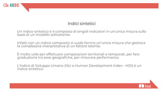 2.4 Indici e indicatori - Matteo Mazziotta (Istat) | PPTX