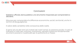 2.4 Indici e indicatori - Matteo Mazziotta (Istat) | PPTX