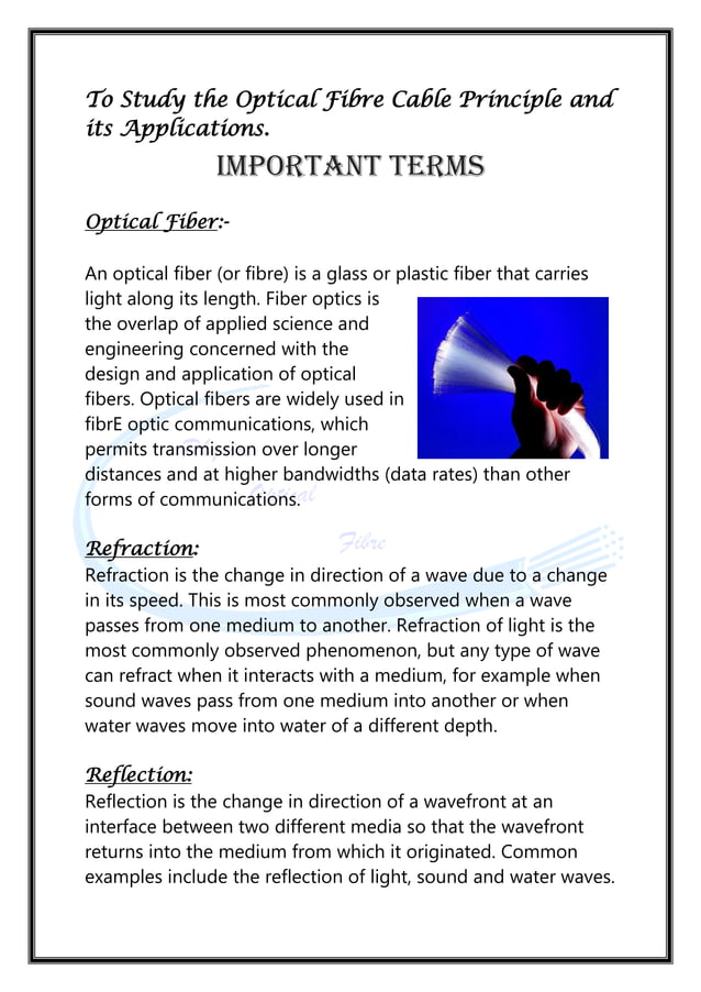 2.optical fibre | PDF