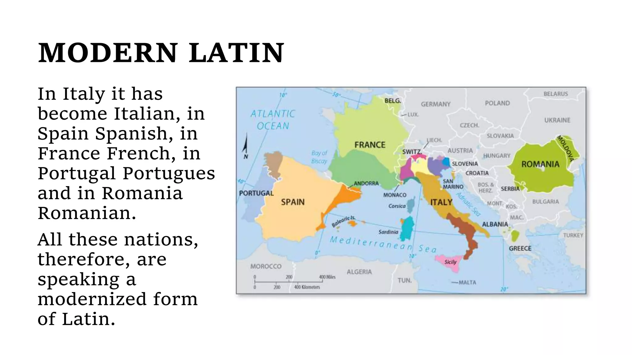 LATIN - THE SPREAD OF LATIN | PPT