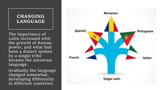 LATIN - THE SPREAD OF LATIN | PPT