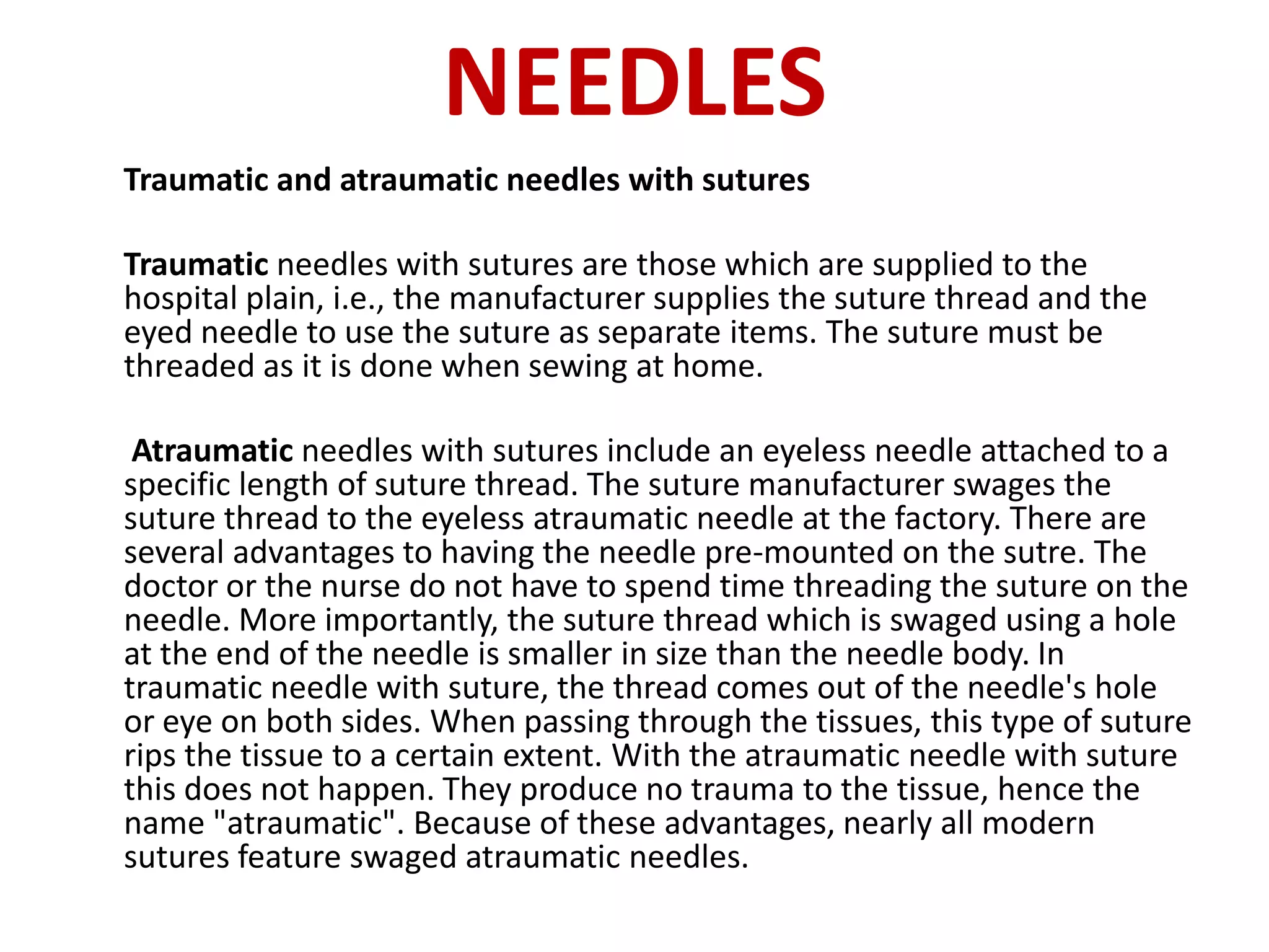 2.2. sutures & needles | PDF