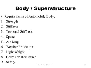 2. introduction to automobile & body engineering. | PPT