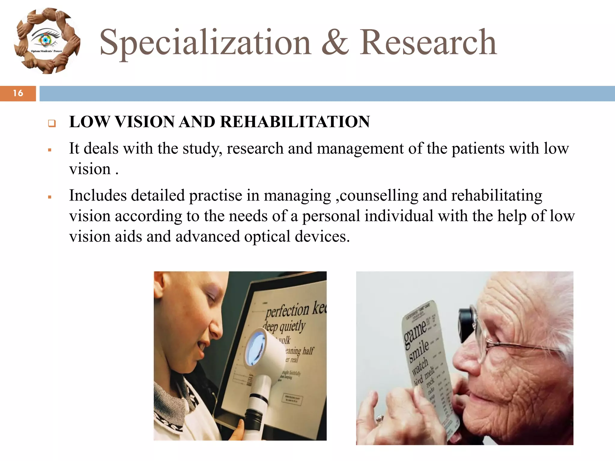 2. Scope of Optometry (career opportunities and scope for ...