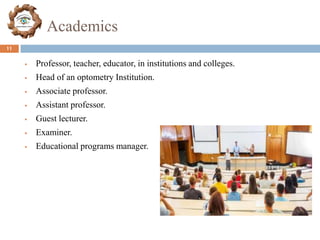 2. Scope of Optometry (career opportunities and scope for ...
