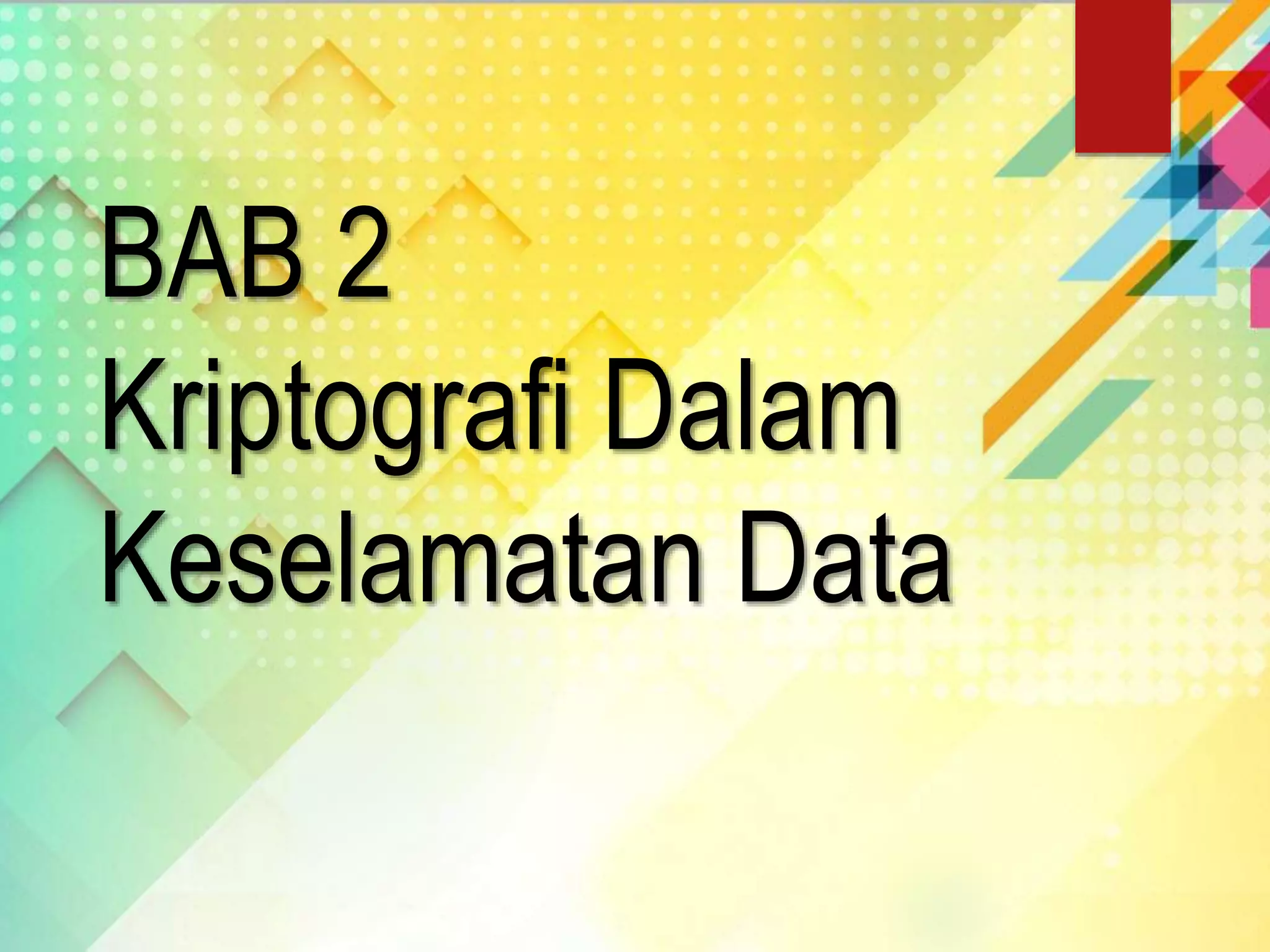 2.1 Kriptografi- ASK Form 3 | PPTX