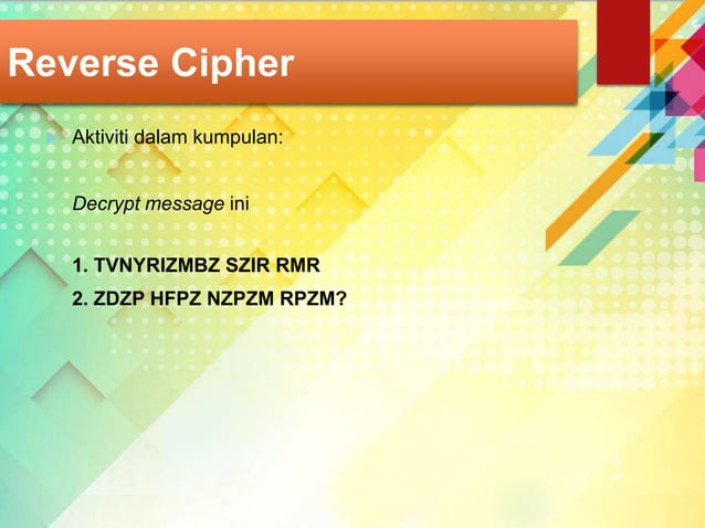 2.1 Kriptografi- ASK Form 3 | PPTX