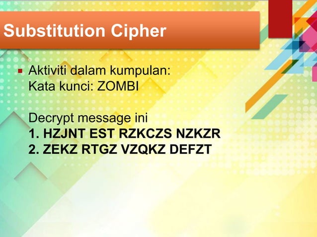 2.1 Kriptografi- ASK Form 3 | PPTX