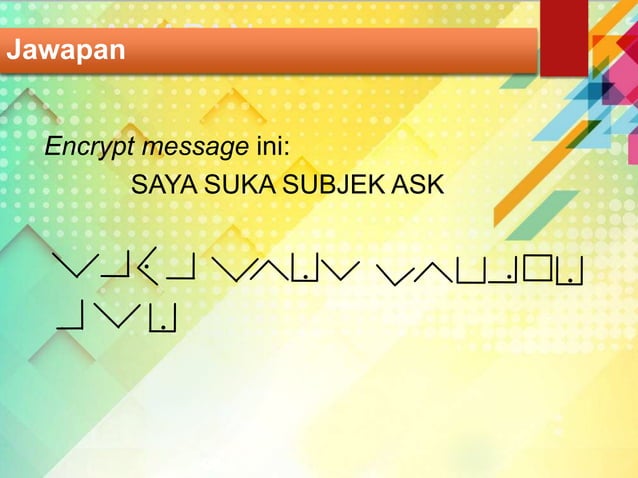 2.1 Kriptografi- ASK Form 3 | PPTX