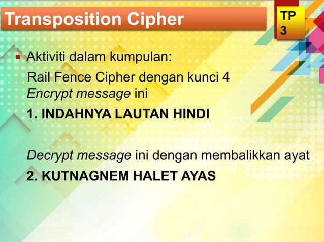 2.1 Kriptografi- ASK Form 3 | PPTX