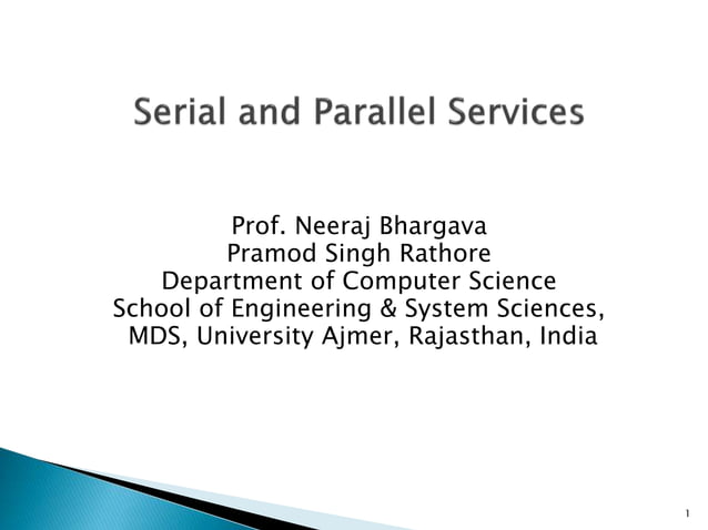 Rial And Parallel Communication Ppt