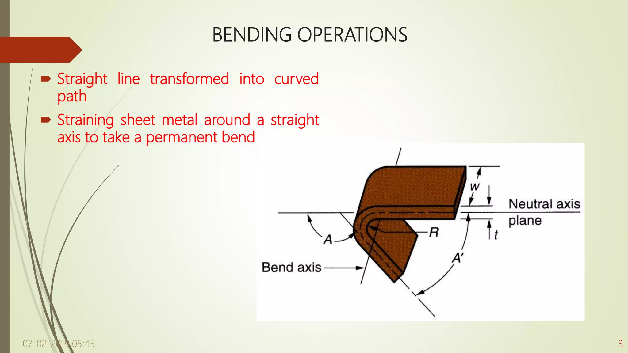Bending and drawing | PPTX
